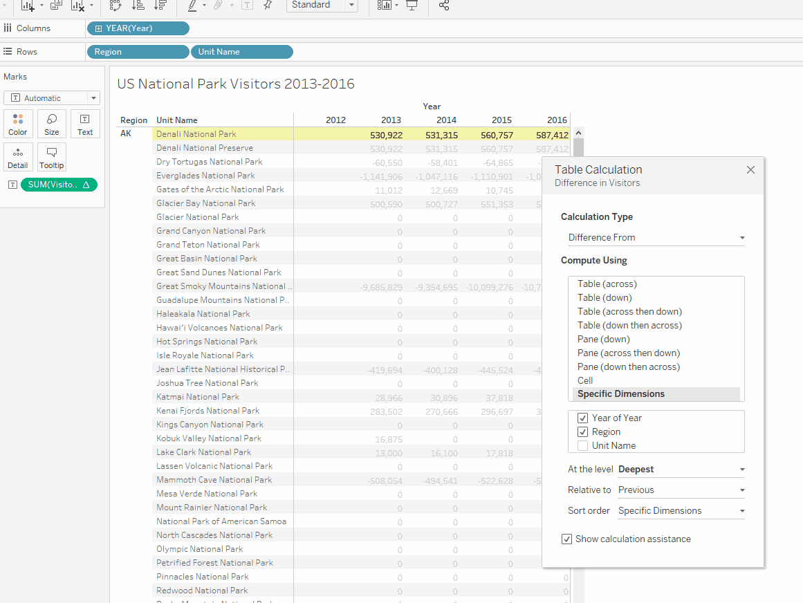 Tableau 101: Table Calculations, Part II | CoEnterprise